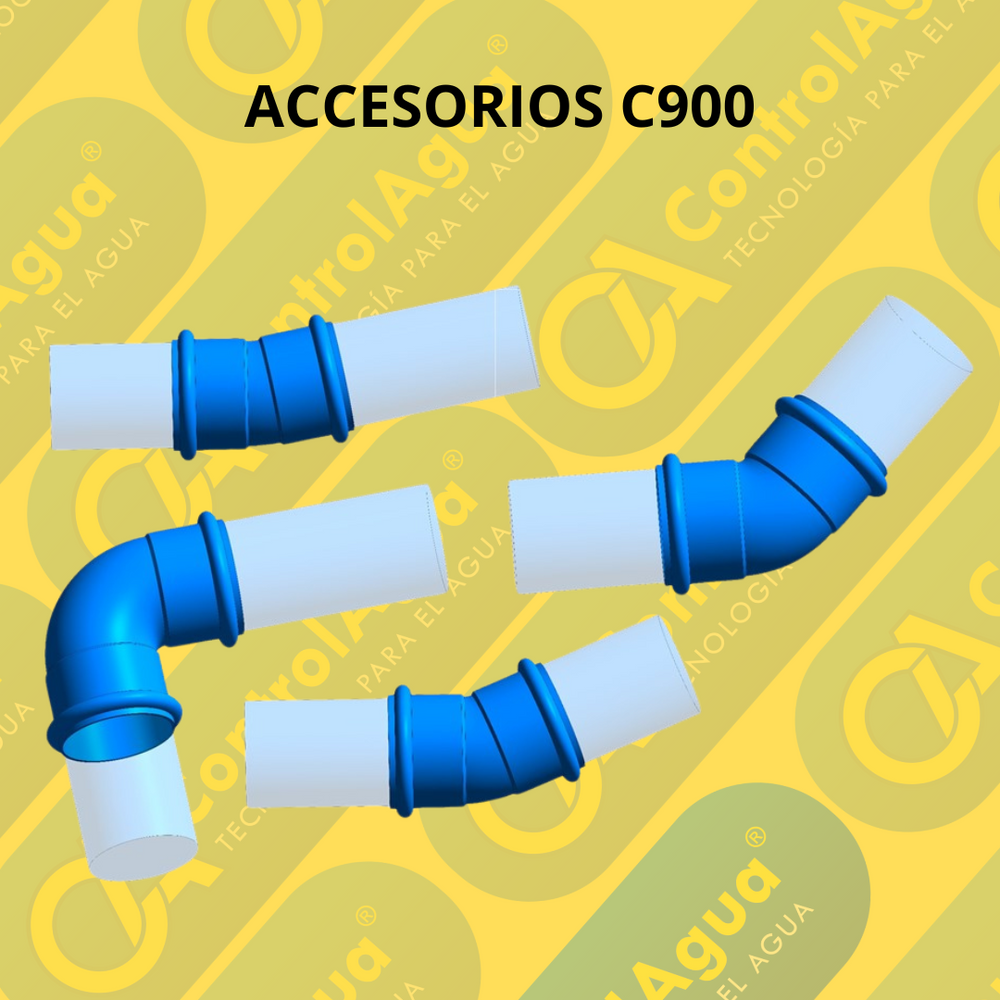 CODO 90° PVC RED CONTRA INCENDIOS C900 235 PSI